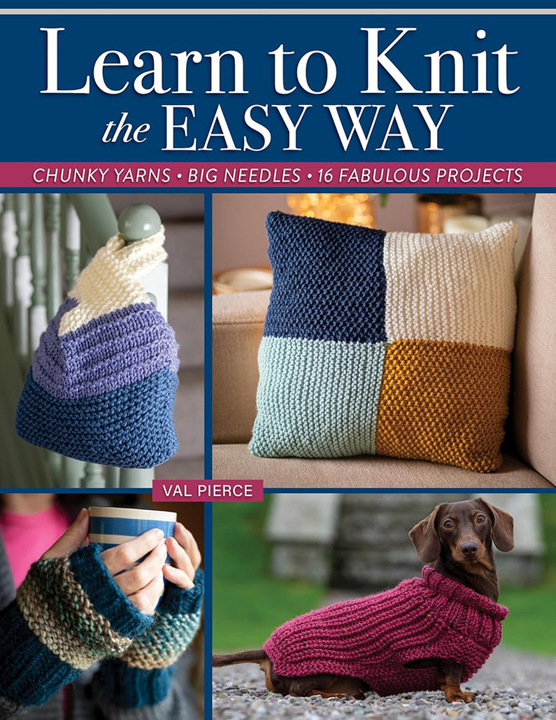 Learn to Knit the Easy Way by Val Pierce (Paperback Book) - SP ...