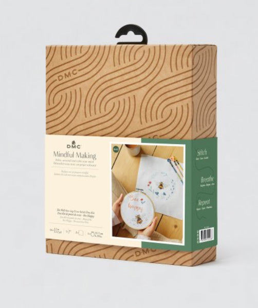 DMC Mindful Making - The Well-bee-ing Cross Stitch Duo Kit - BK1966 ...
