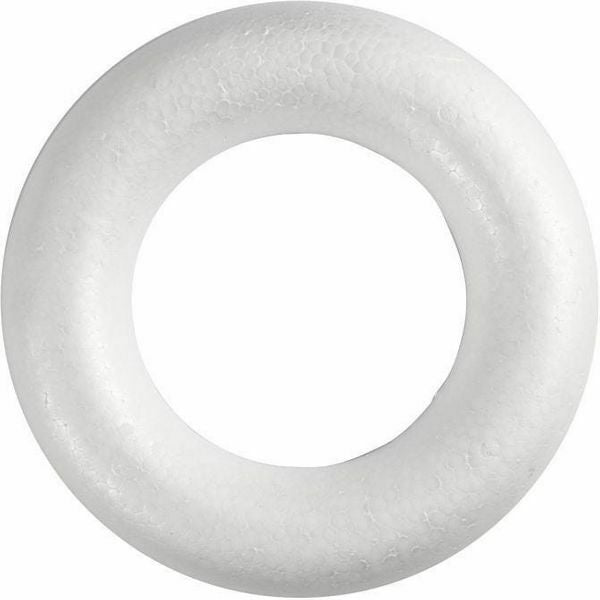 25cm Polystyrene Wreath Ring — Material Needs