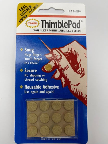 Leather Thimble Pads - 12 Pads — Material Needs