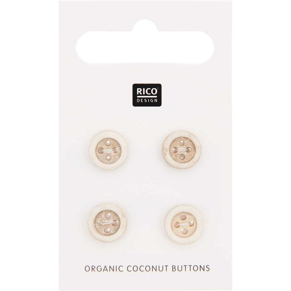 Rico Organic Coconut Buttons 12mm 4pcs — Material Needs